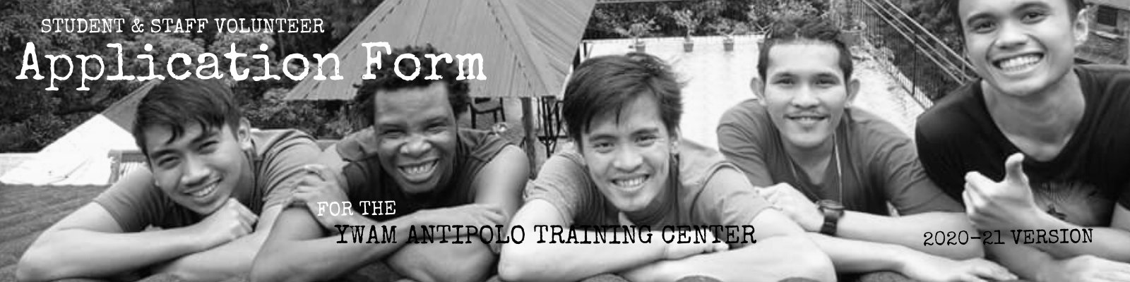 YWAM Application Form Cover – YWAM Antipolo Philippines